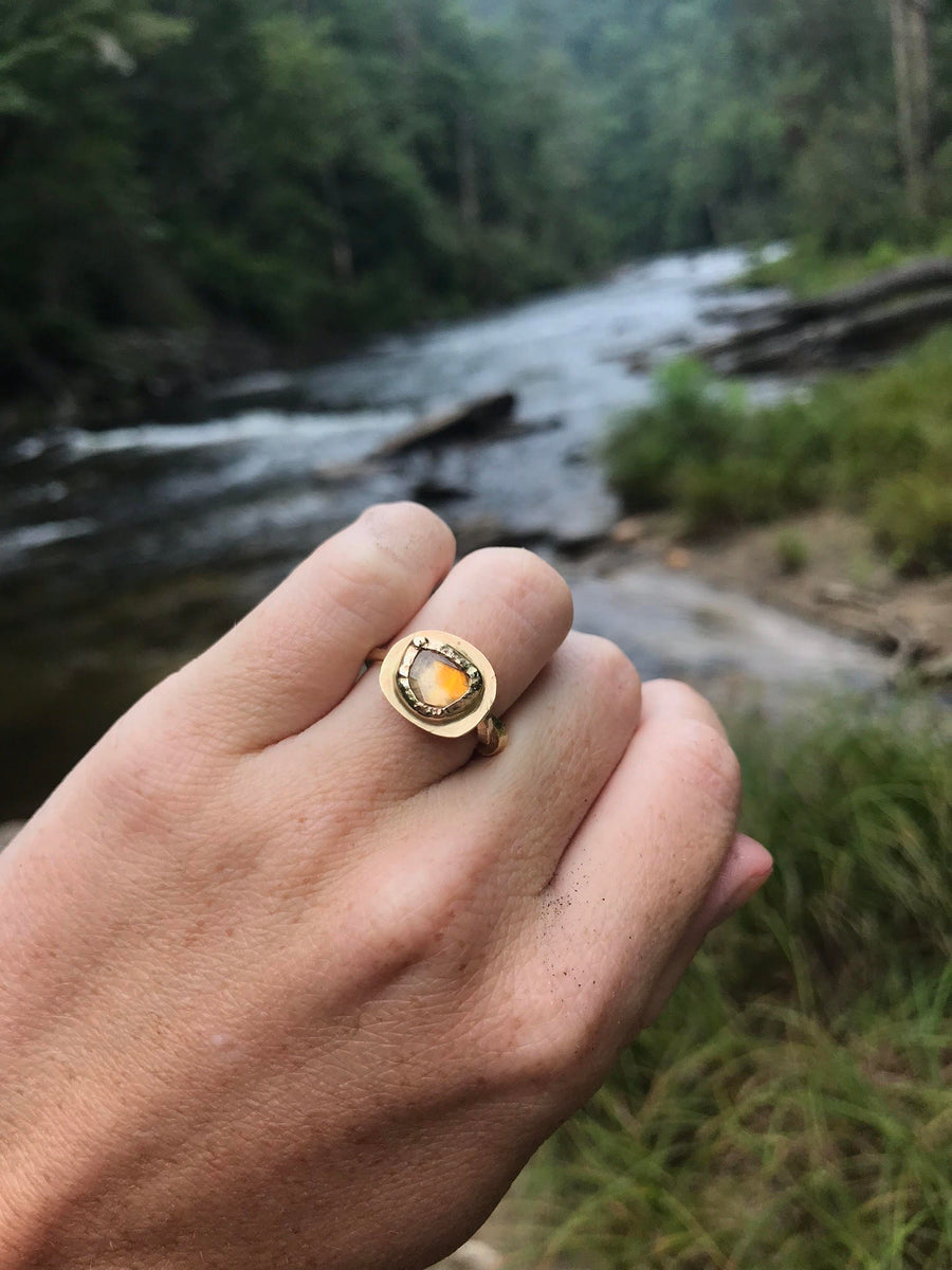 A Client Win! A Non Diamond Engagement Ring referencing my Love of Nat ...